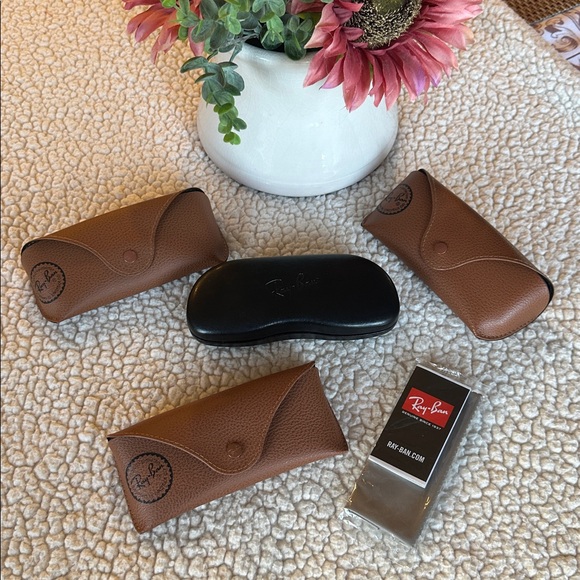 Ray-Ban | Accessories | Rayban Black And Brown Eyeglass Case Collection ...